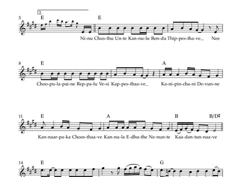 Srivalli Lead Sheet Pdf Pushpa The Rise 100 Accurate Notes