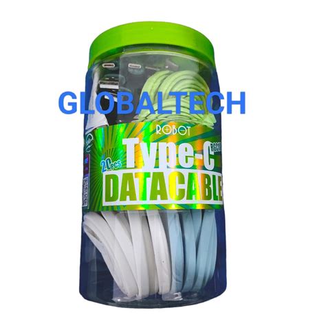 Jual Robot Rgc Data Cable Type C Cm Toples Isi Pcs Tipe C Shopee Indonesia