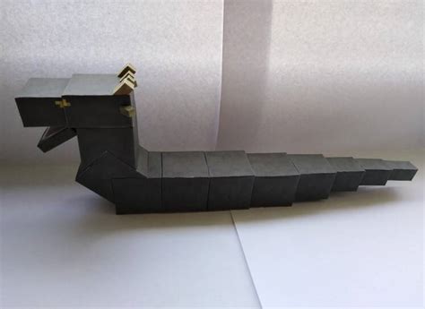 Basilisk Orespawn Pixel Papercraft