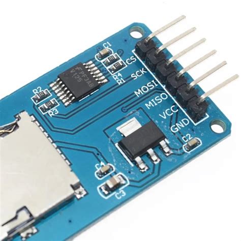 micro sd card mini tf card reader module for arduino โมดูลบันทึกข้อมูล