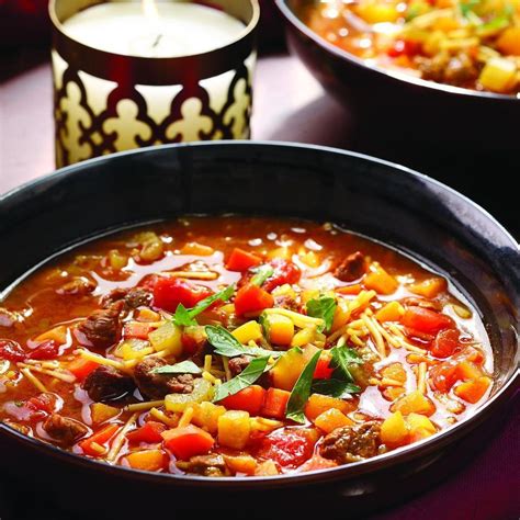 Moroccan Vegetable Soup Chorba Lebanese Recipes