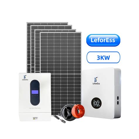 3kw Solar Single Phase Off Grid Systems Leforess