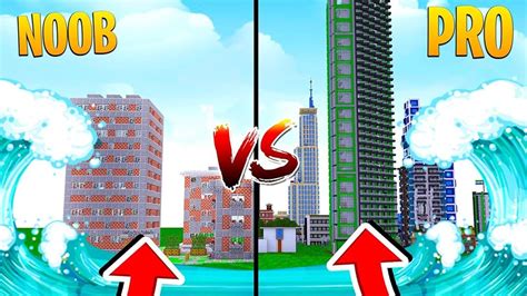 Prime Video Clip Noob Vs Pro Minecraft Tsunamis Vs Cities With Tiny Turtle