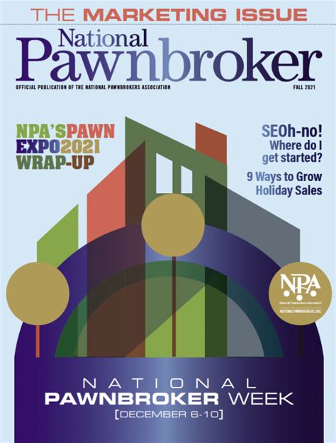 National Pawnbroker Magazine National Pawnbrokers Association