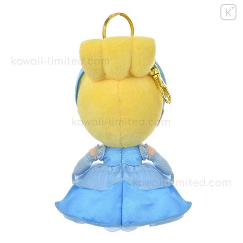 Japan Disney Tiny Princess Plush Keychain Cinderellas Eye Heart