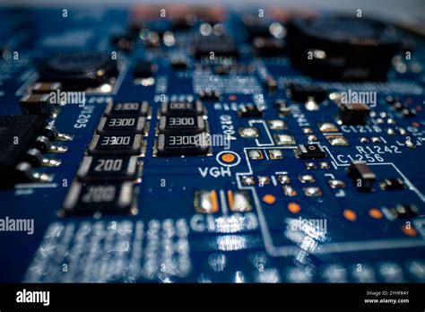 Computer Circuit Board With Electrons Motherboard Electronic Circuit
