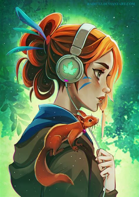 Deviantart On Twitter A Magical Green Glow Adds A Touch Of Fantasy To