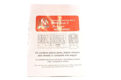 N Gauge Society Ngsk0020 Gwrbr Mink C Van Kit