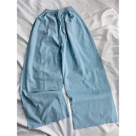 دامن شلواری کنفی ایراددار الیزه شاپ