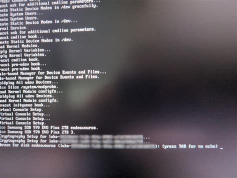 Boot Encryption Password Prompt Inconsistency Kernel Boot Graphics