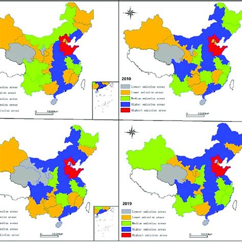 Visualization Results Of Spatial Differentiation Pattern Of Regional