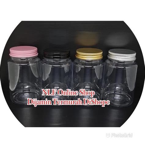Jual Toples Plastik Ml Tutup Almunium Pcs Shopee Indonesia