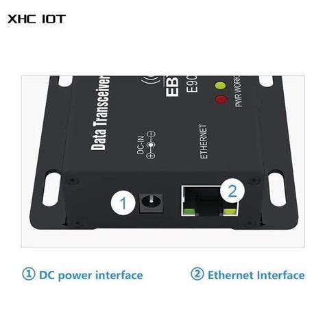 โมดูลตัวรับส่งสัญญาณ Rf Rj45 433 Mhz เครื่องส่งสัญญาณ Rf เครื่องสื่อสาร