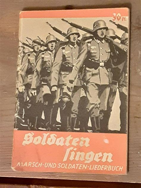 Original German Ww2 Army Wehrmacht Song Book Soldaten Singen 80