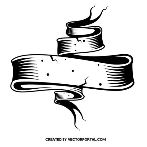 Ribbon Scroll Vector At Collection Of Ribbon Scroll Vector Free For Personal Use