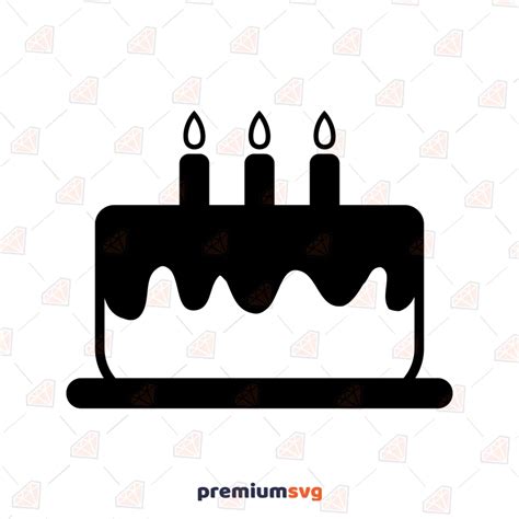 Happy Birthday Cake Svg Cut And Clipart Files Premiumsvg
