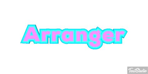 Arranger Mot Designs De Logo En  Animé