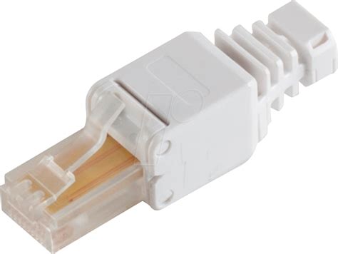 Shvp Bs75010 Cat 5e Tool Less Rj45 Connector With Bend Protection At Reichelt Elektronik