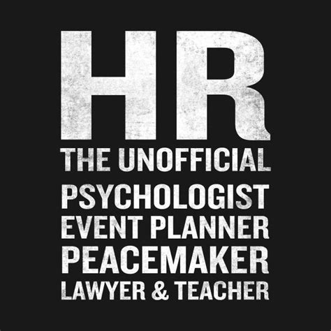 Check Out This Awesome Human Resources Funny Hr Unofficial Quote Job