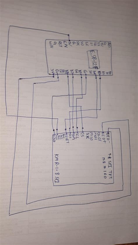 Anyone Interfaced Kmr 1 8 Spi Tft 128 160 Display With Esp8266 I Am