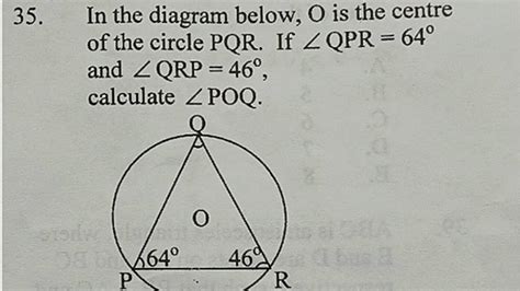 Circle Theorem Angle Subtended To The Centre Is Twice The Angle Subtended To The Circumference
