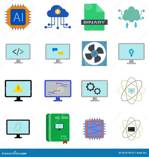 Computer Science Which Can Easily Modify Or Edit Stock Vector