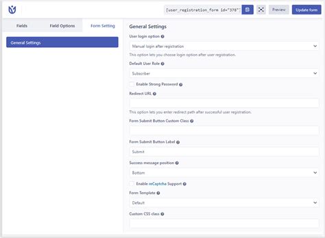 how to create a custom user registration form in wordpress