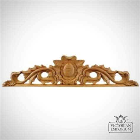 Highly Decorative Victorian Style Pediment Extra Large