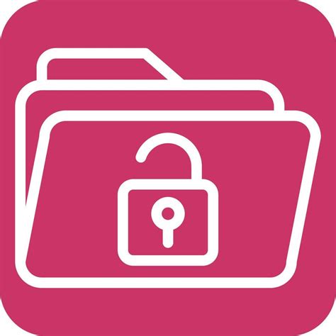 Folder Unlocked Icon Style 13364583 Vector Art At Vecteezy