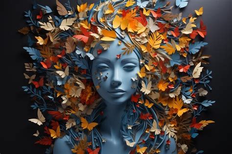 Premium AI Image Human Mental Health Generative AI