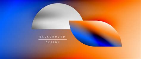 그라데이션이 있는 원과 둥근 모양 최소한의 추상적인 배경 둥근 기하학적 모양 깨끗하고 구조화된 디자인 0명에 대한 스톡 벡터 아트 및 기타 이미지 Istock