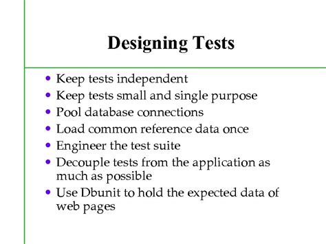 Testing Web Applications With Html Unit And Dbunit