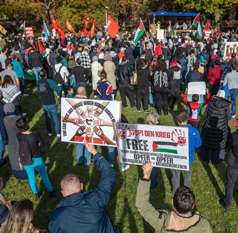 Rund 2000 Menschen bei Pro Palästina Demos im Südwesten WELT
