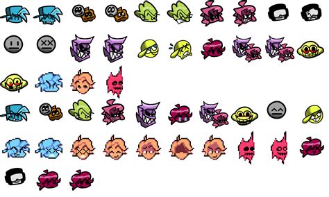 Friday Night Funkin Icons For Fps With Shader V2 By Canhduy2006 On