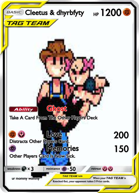 Cleetus And Dhyrbfyty Pokecardmaker