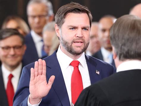 Ohio S JD Vance Sworn In As Vice President Of The United States