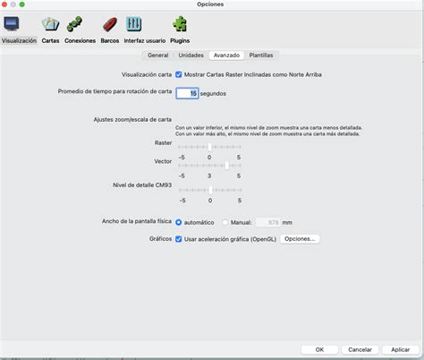 Macos Missing Labels On Sliders Of Options · Issue 3019 · Opencpn