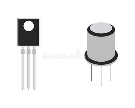 Transistor Isometric Icon Vector Illustration Stock Vector