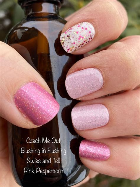 Color Street Pink Mixed Mani Color Street Nails Nail Color Combos