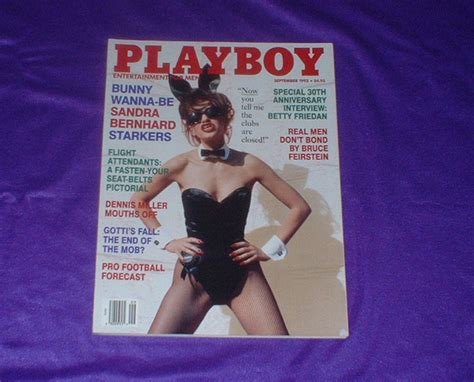 Mavin Vintage Playboy Magazine September Issue Featuring Sandra Bernhard