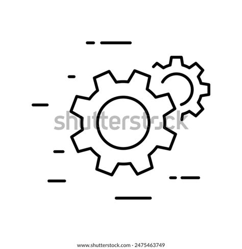 Management Process Optimization Operations Edit Strategy Stock Vector