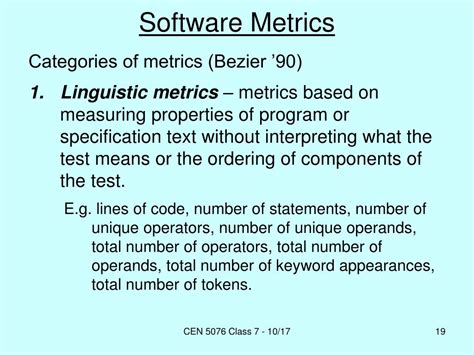 Ppt Software Metrics Powerpoint Presentation Free Download Id 5728756