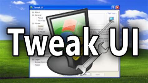Tweak Ui Microsofts Official Xp Customization Tool Overview And Demo Youtube