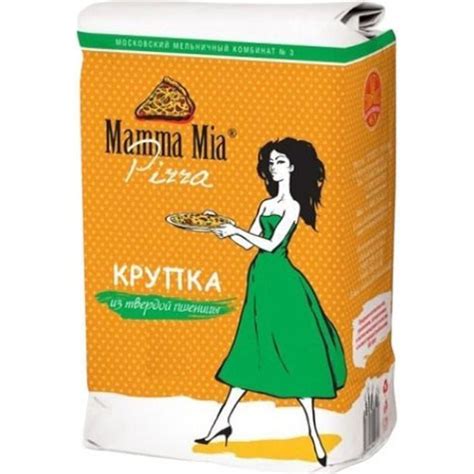 Мука Mamma Mia Pizza из твердой пшеницы крупка высший сорт 5 кг купить ...