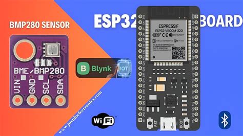Bmp280 Pressure Sensor Module With Esp32 Blynk App Youtube