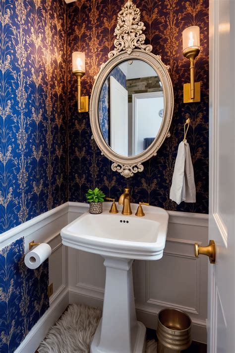 Powder Room Wallpaper Design Ideas
