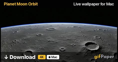 Planet Moon Orbit Aesthetic 4k Live Wallpaper Paper
