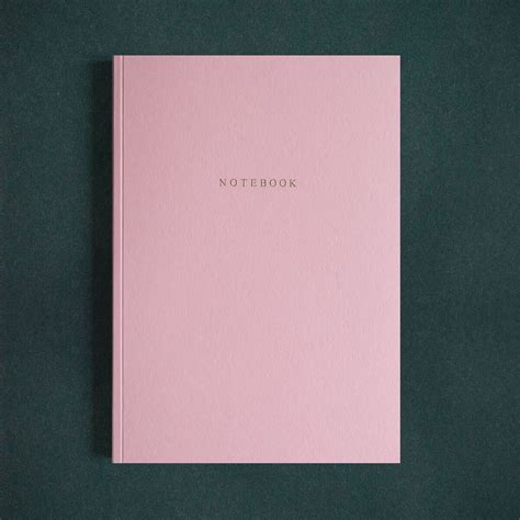 Notebook A5 Candy Pink The Wren Press Mayfair