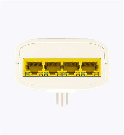 Powerline Ethernet Adapter 4 Port Switch Gpl 2000s4