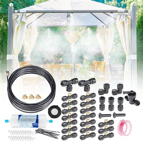 Mua Misters For Outside Patio Misting System 26ft Misting Line 9
